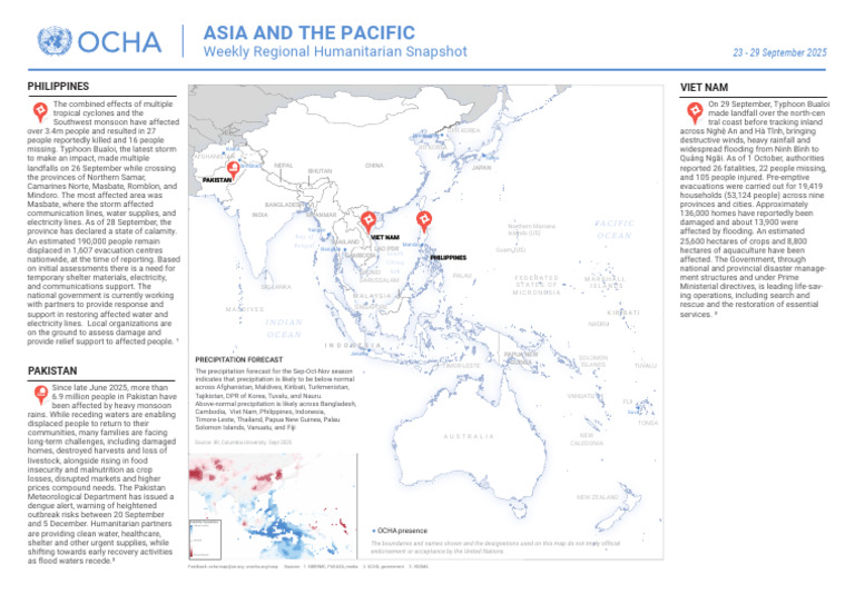 ROAP Snapshot 251002 | PDF | Typhoon | Natural Disasters