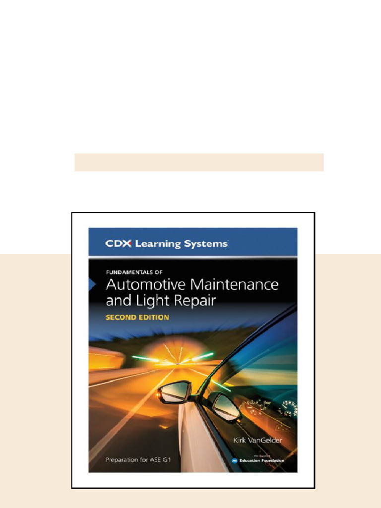 (Ebook) Fundamentals of Automotive Maintenance and Light Repair by Kirk ...