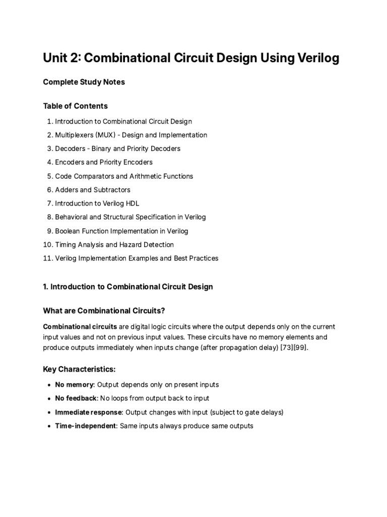 unit 2 | PDF | Logic Gate | Computer Engineering