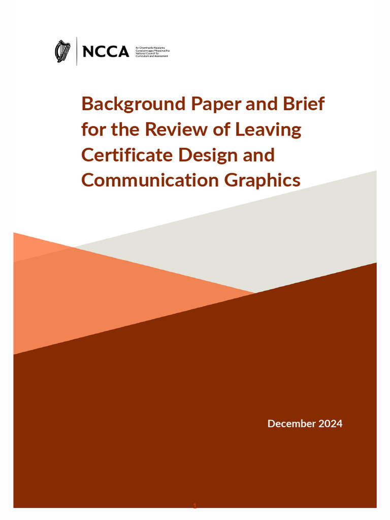 Lc Design and Communication Graphics Background Paper and Brief | PDF ...