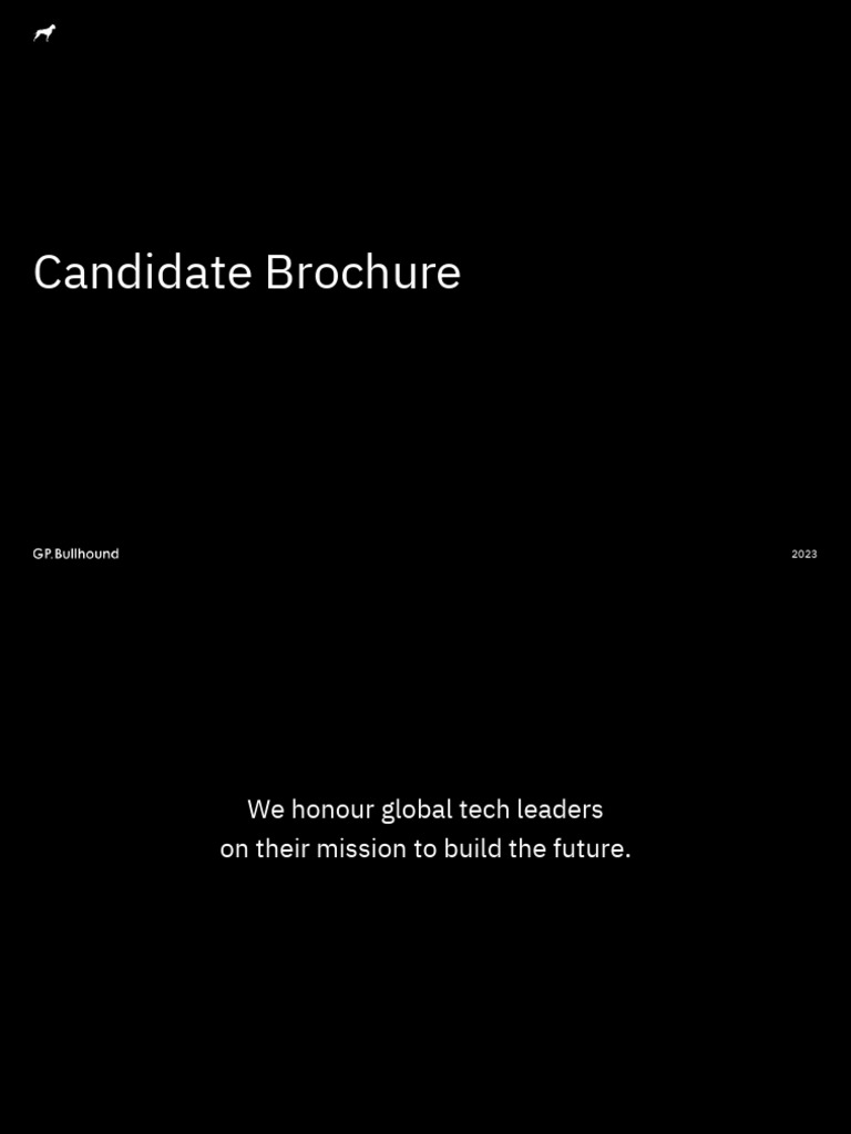 GP Bullhound Candidate Marketing Brochure (EU) | PDF | Entrepreneurship ...