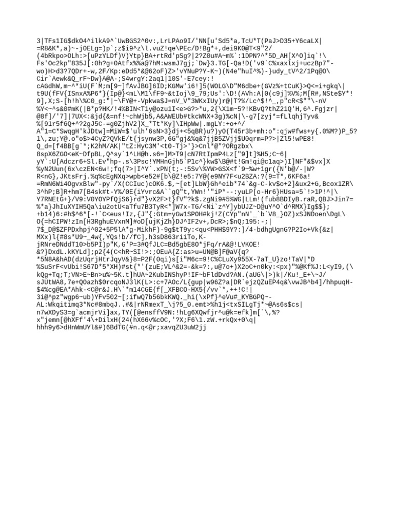 Encrypted Data String Analysis | PDF