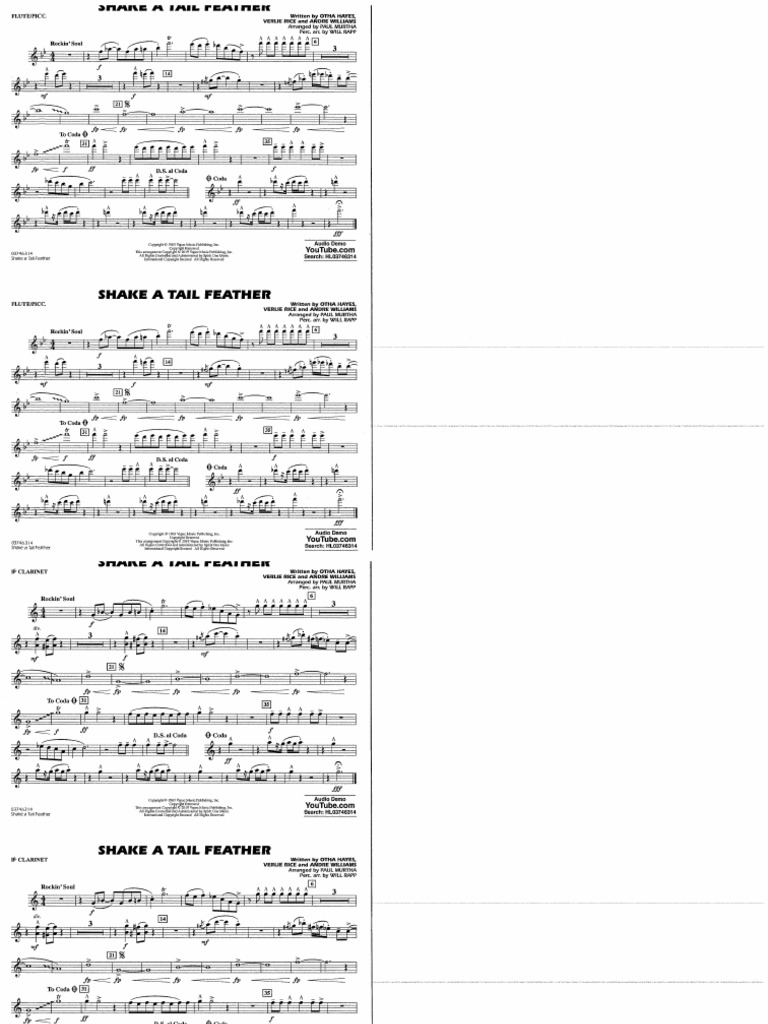 Shake a Tail Feather | PDF