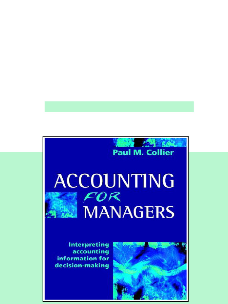 (Ebook) Accounting for Managers: Interpreting Accounting Information ...