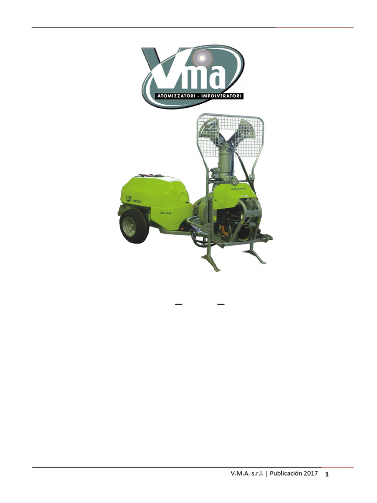 Vma Hevea 1000 - 2000lt | PDF | Tractor | Electrónica
