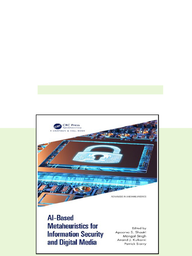 (Ebook) AI Metaheuristics for Information Security in Digital Media by ...