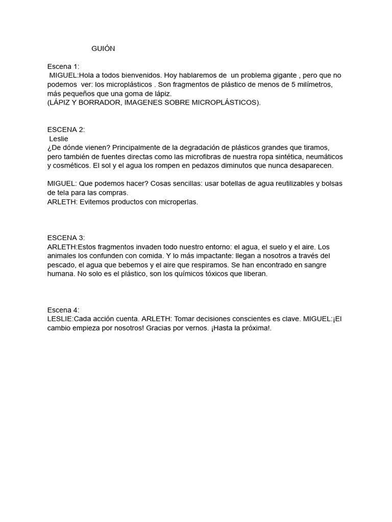 Microplásticos: Origen y Soluciones | PDF