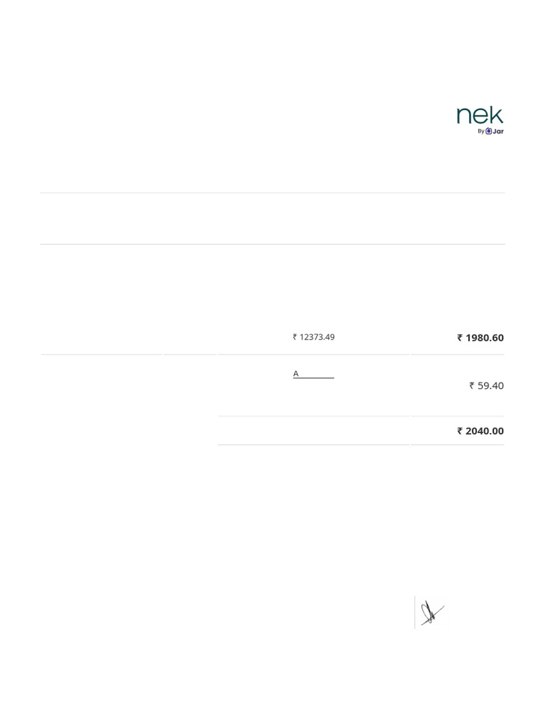 Tax Invoice for Gold Purchase | PDF