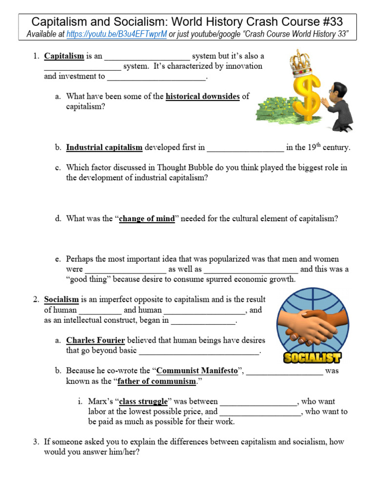 Questions +Capitalism+and+Socialism | PDF