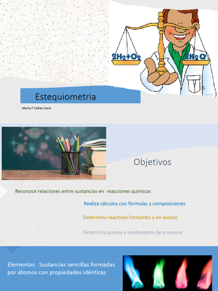 Guía de Estequiometría Química | PDF | Mole (Unidad) | Estequiometría