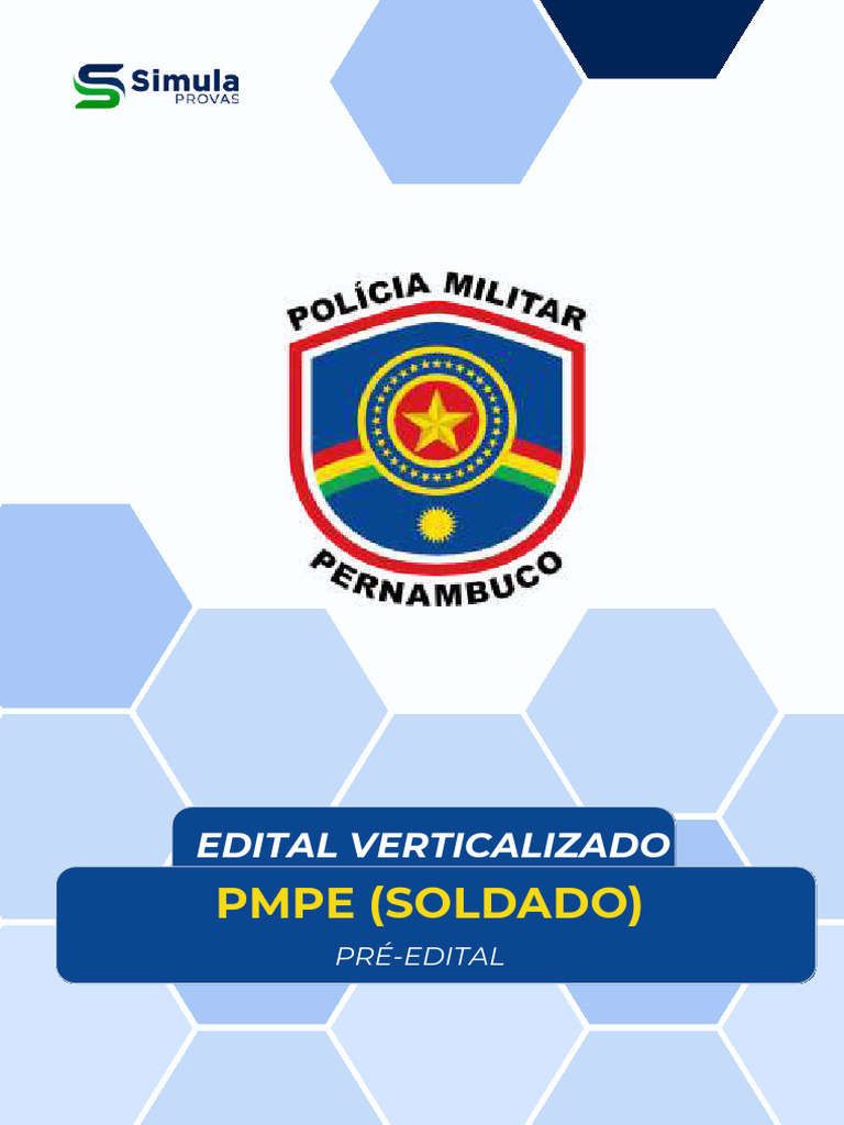 Edital Verticalizado PMPE 2026 - Soldado | PDF | Direitos Humanos ...