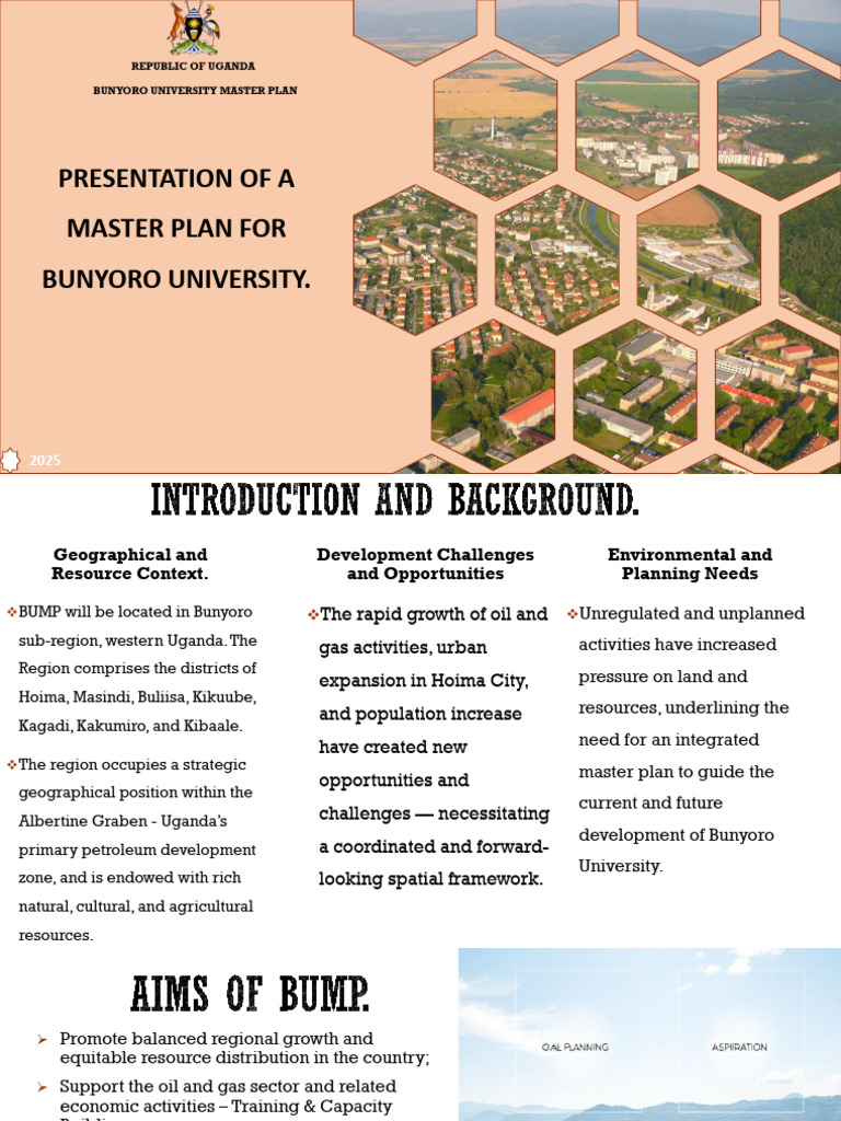 Bunyoro University Master Plan 2025 | PDF | Infrastructure | Sanitary Sewer