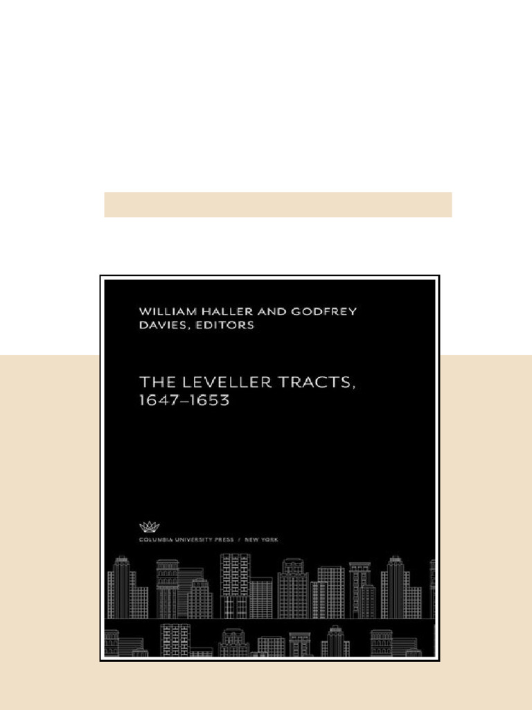 (Ebook) The Leveller Tracts 1647–1653 by William Haller (editor ...