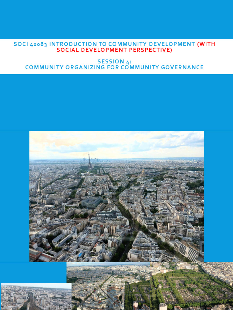 Community Organizing for Governance | PDF | Governance | Community