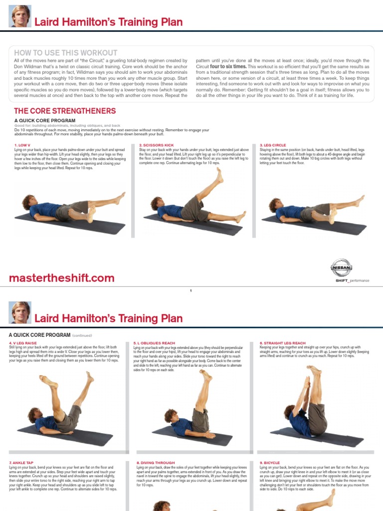 Hamilton Workout Plan | PDF | Primate Anatomy | Limbs (Anatomy)