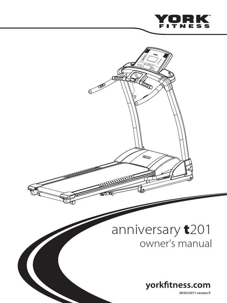 York Fitness Treadmill Owner's Manual | PDF | Heart Rate | Screw