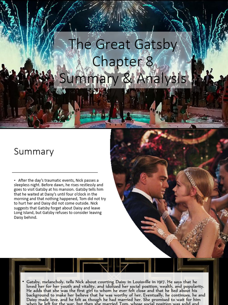 The Great Gatsby Chapter8 | PDF | The Great Gatsby