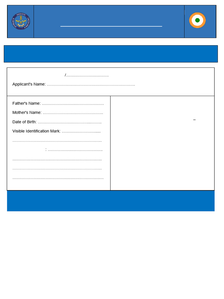 Call Up Letter 5 Afsb Guwahati For Nda 156 Course | PDF | Identity Document