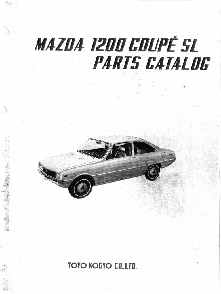 Mazda 1200 Couple Familia Parts Catalog | PDF