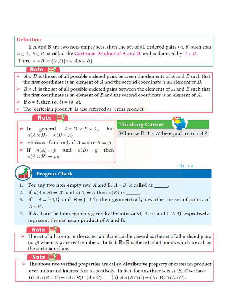 10th Maths Chapter 1 One Marks Study Material English Medium (2) | PDF