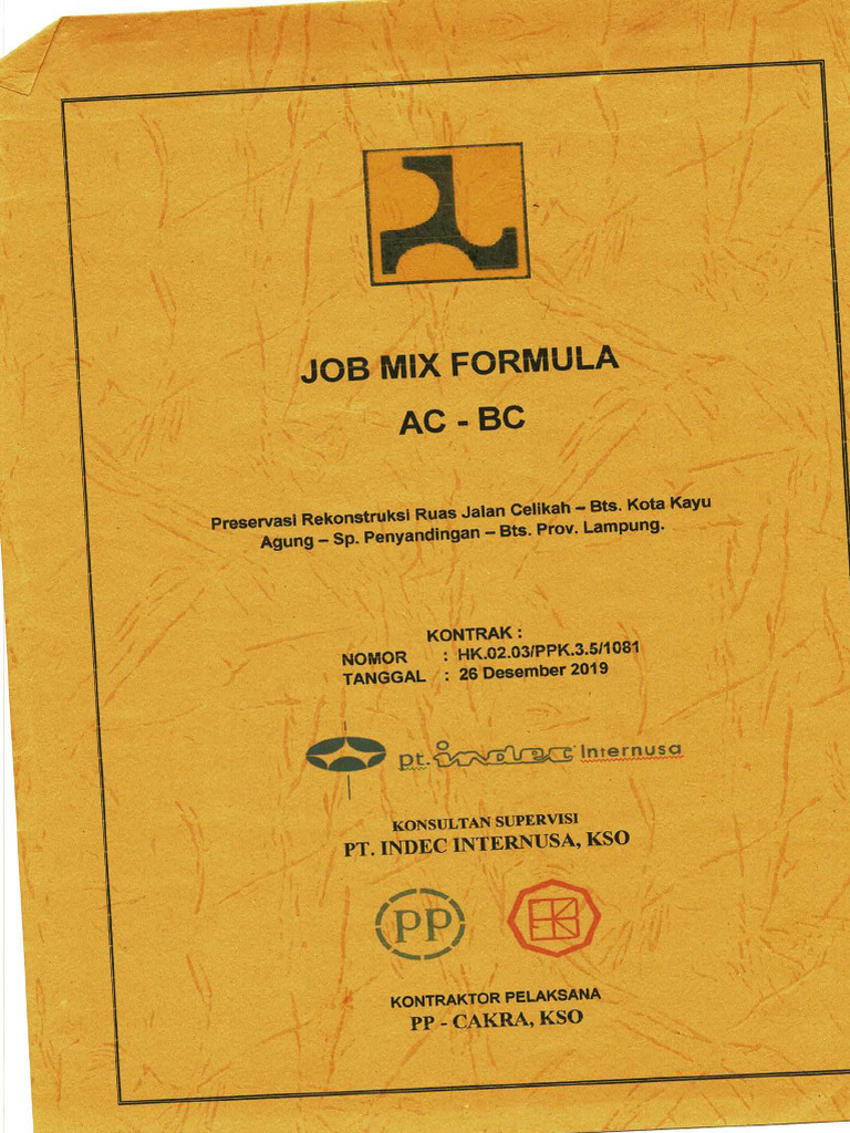 JMF Ac - BC SBSN | PDF