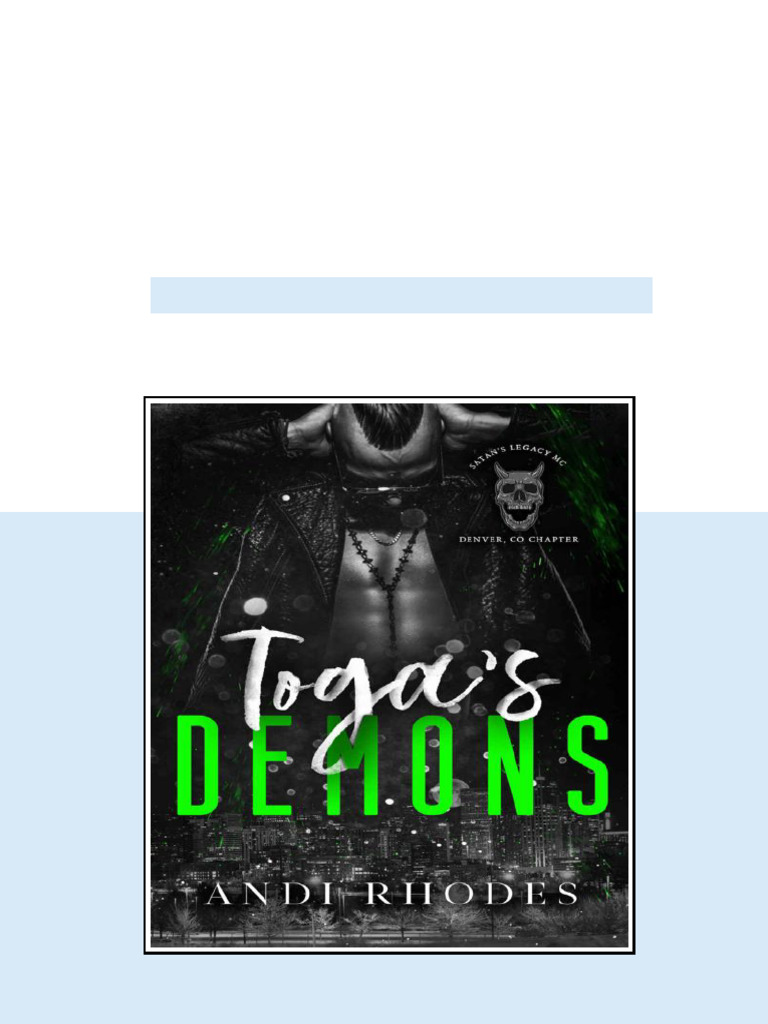 (Ebook) Toga's Demons (Satan's Legacy MC #2) by Andi Rhodes ISBN ...