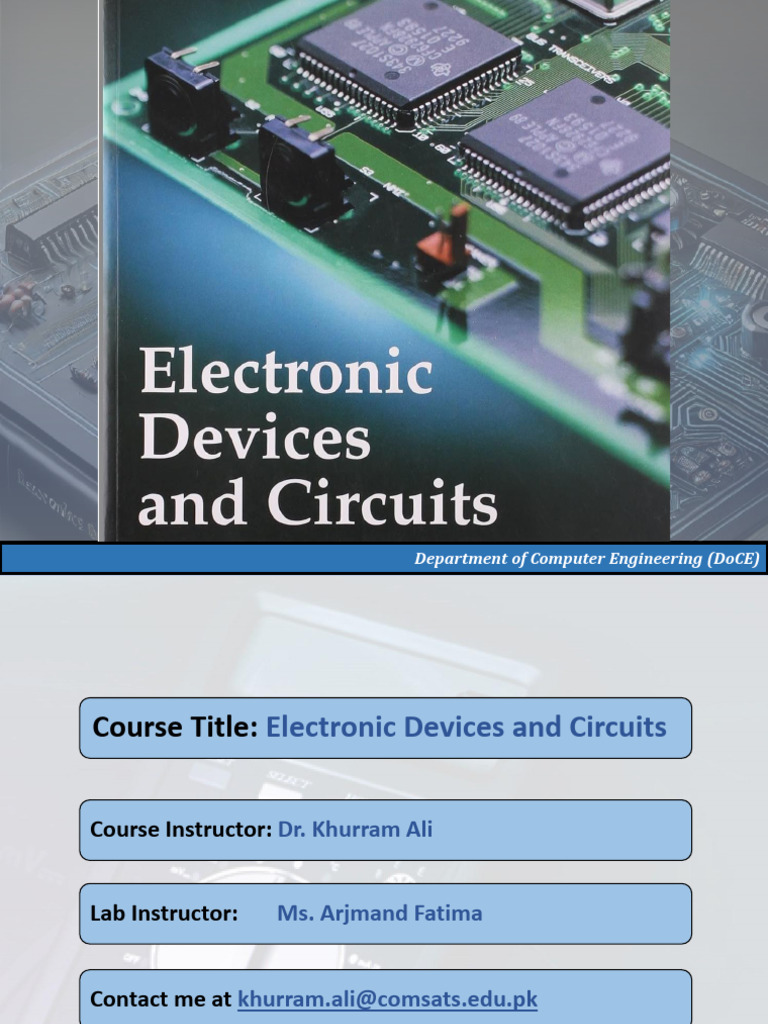 EDC-Lec1 | PDF | Inductor | Electrical Network