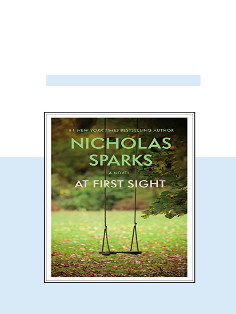 (Ebook) At First Sight by Sparks, Nicholas ISBN 9781455571642 ...