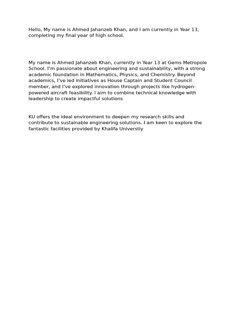 KU Interview Draft | PDF