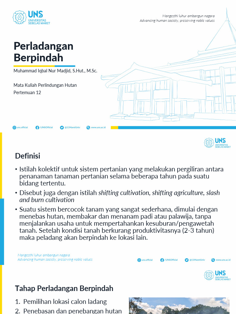 12 Perlindungan Hutan Perladangan Berpindah | PDF