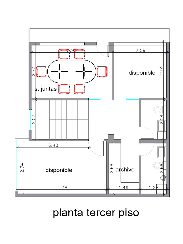 Arquitectónico - 3 Piso | PDF