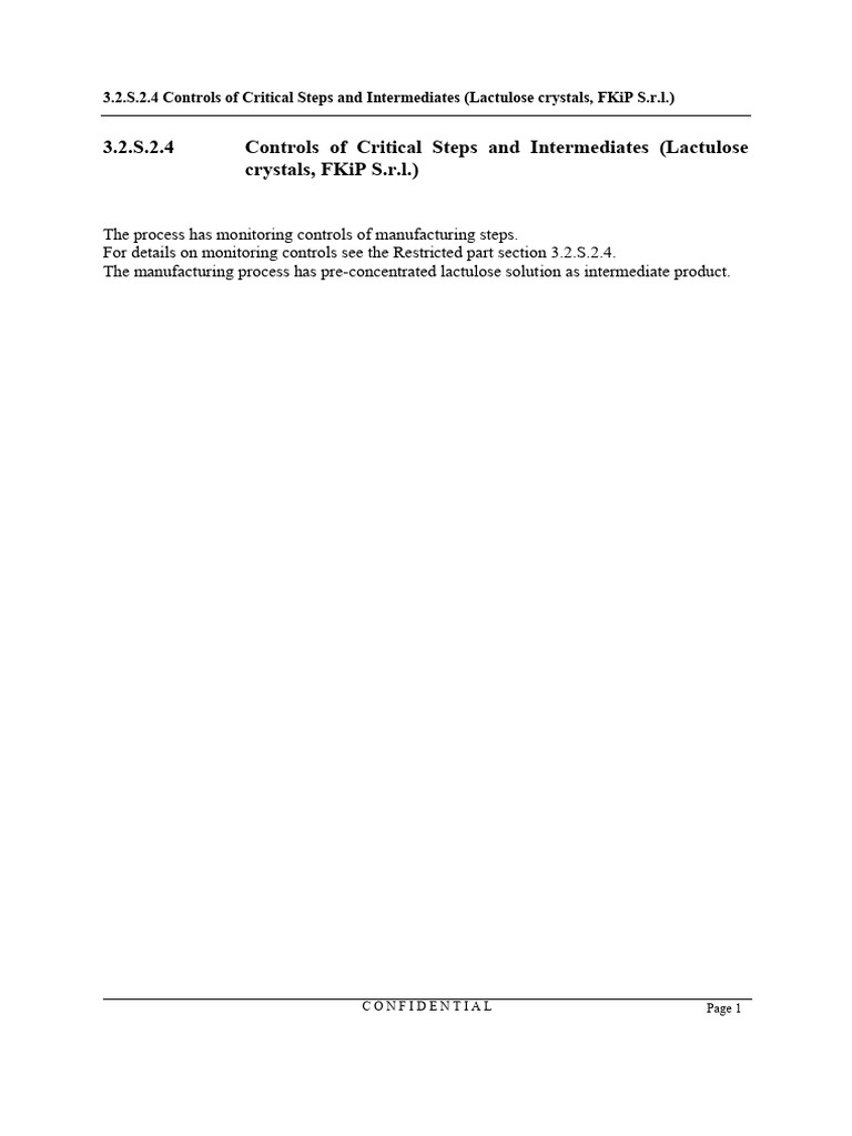 Control Critical Steps AP | PDF