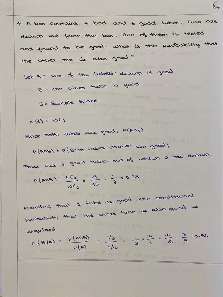 Unit 5 Probability Q and A | PDF