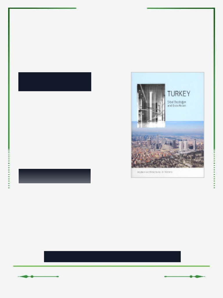 Turkey modern architectures in history 1st Edition Sibel Bozdogan ebook ...