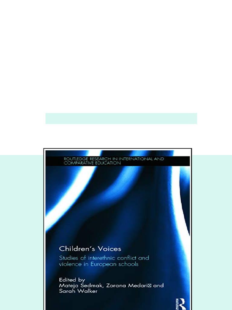(Ebook) Children's Voices: Studies of interethnic conflict and violence ...
