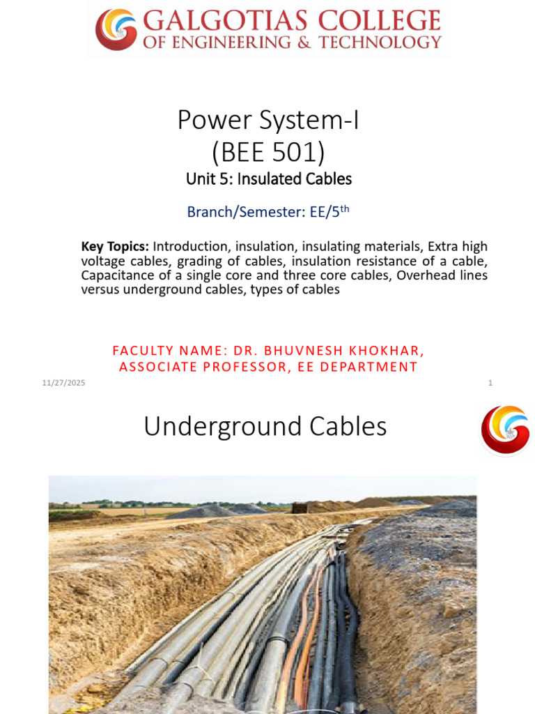 Power System I Unit5 | PDF | Insulator (Electricity) | Dielectric