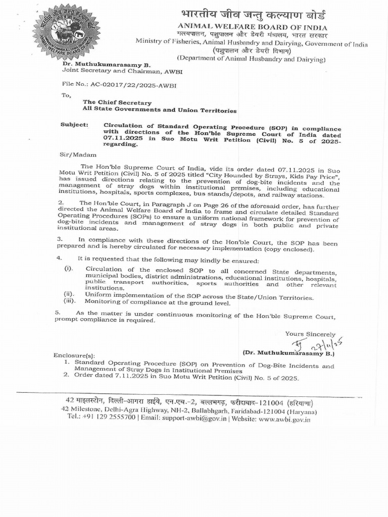 Stray Dogs SOP (1) | PDF