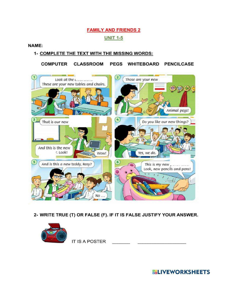 Fam 2 - Unit 2 Test | PDF