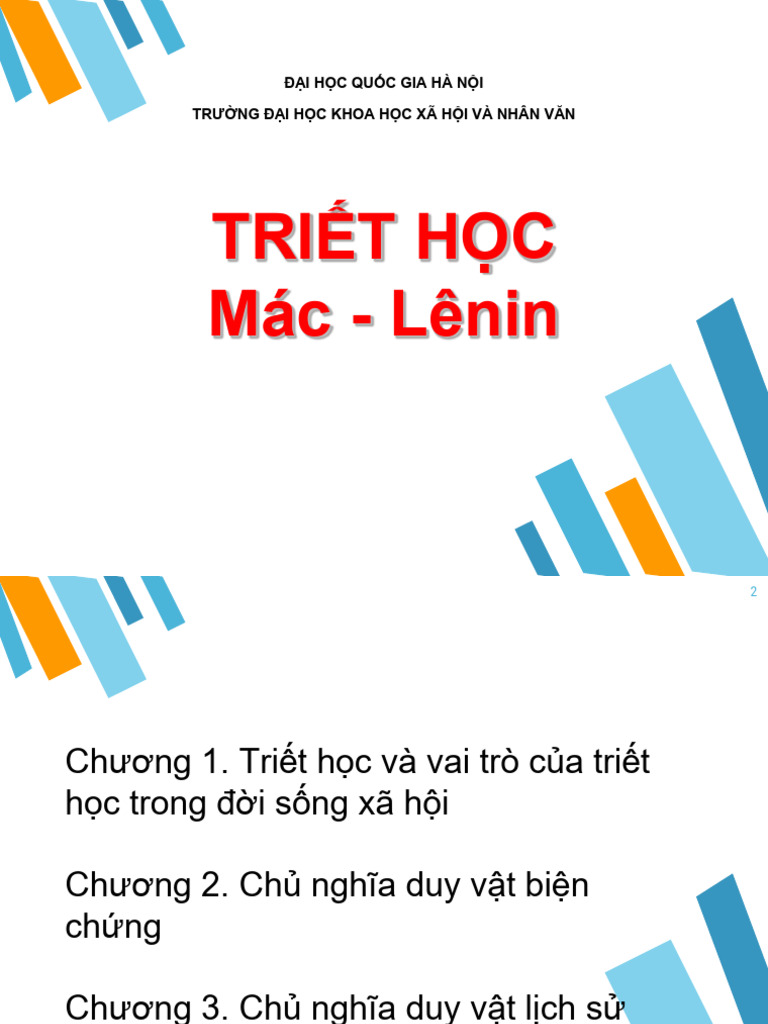 2021. trh mac. bai 1. nhap môn | PDF