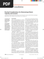 Appelbaum Criteria for Patient Capacity | PDF | Dementia | Medical ...