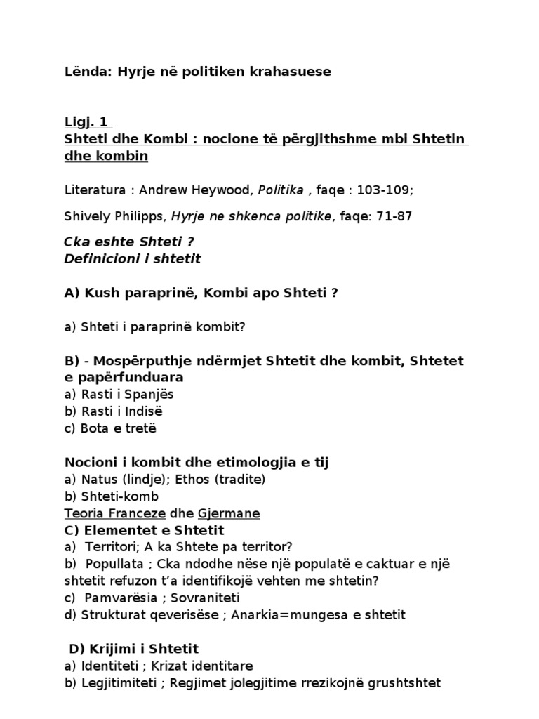 SHTETI | PDF