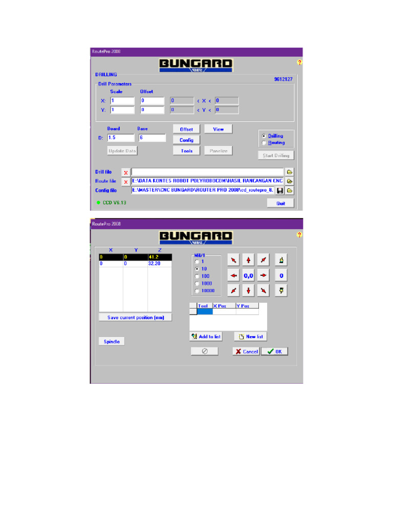 Setting Cnc Bungard | PDF