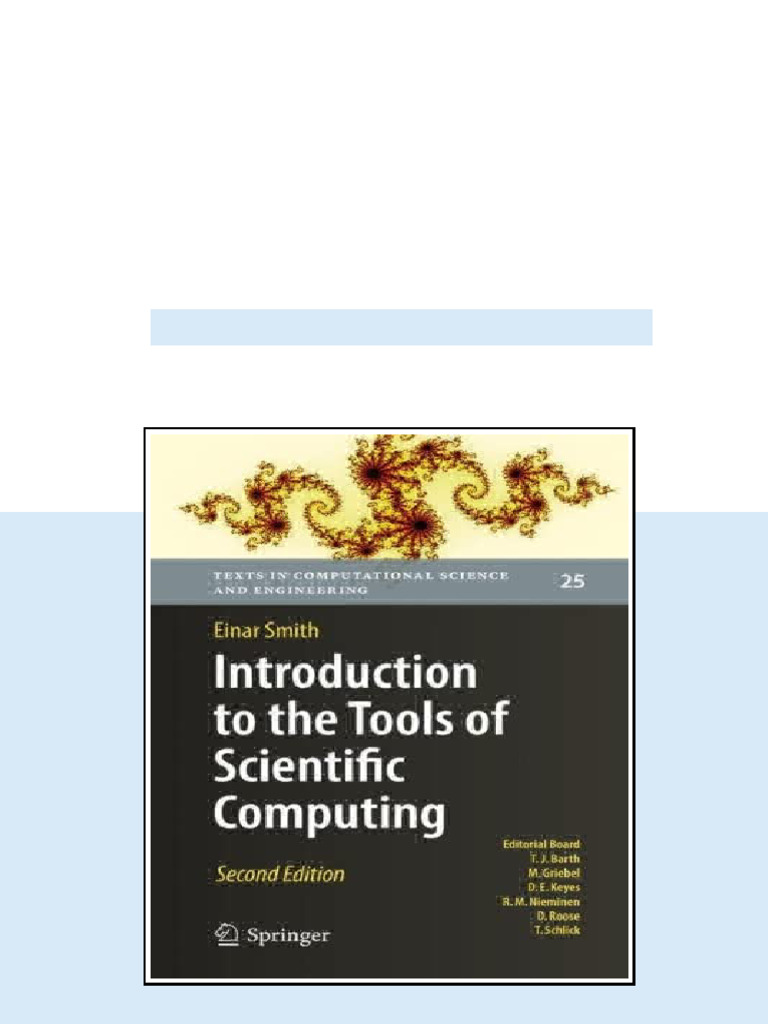 (Ebook) Introduction to the Tools of Scientific Computing by Einar ...