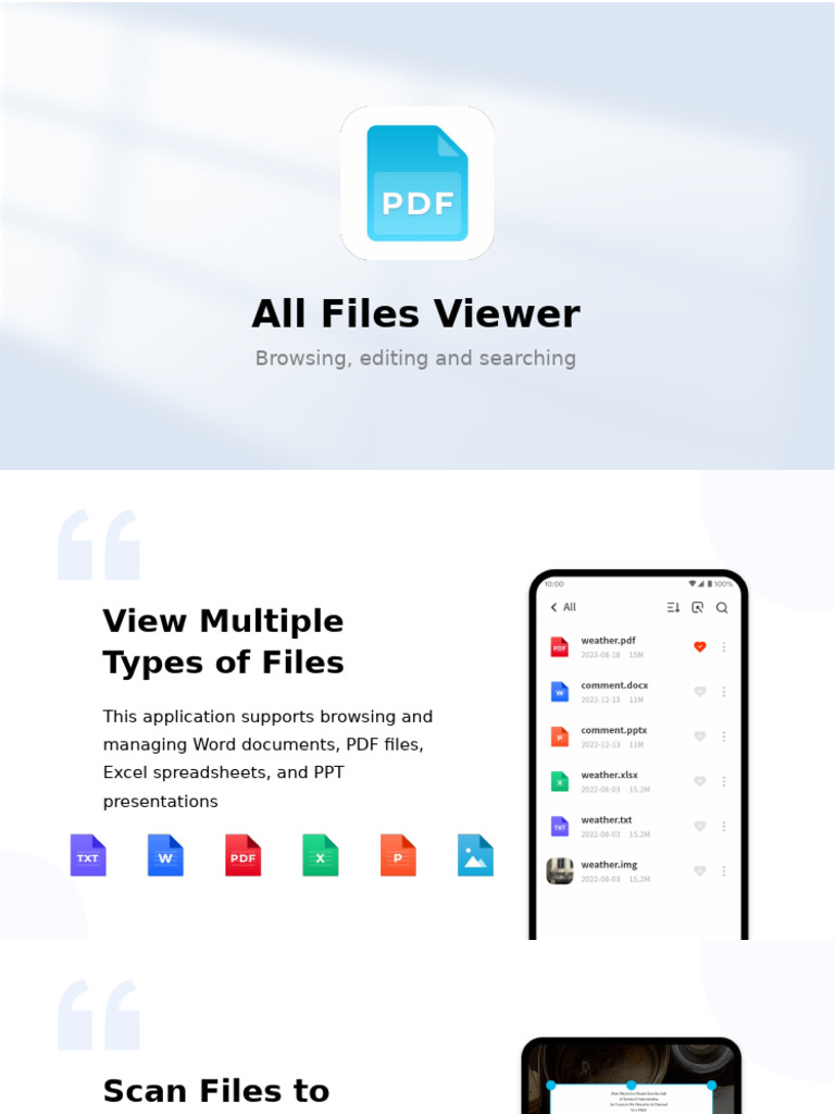 All-in-One File Viewer & Editor | PDF