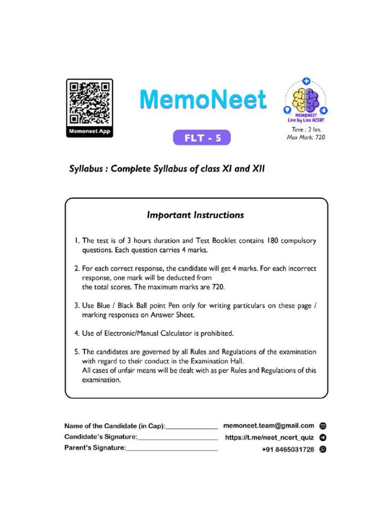 Watermarked_Brahmastra Full Length Test 50_compress | PDF | Physics ...