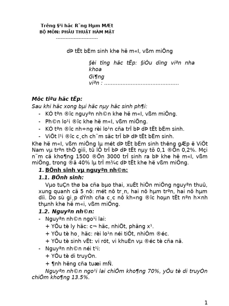 Bai Giang Khe Ho Moi Vom Mieng | PDF