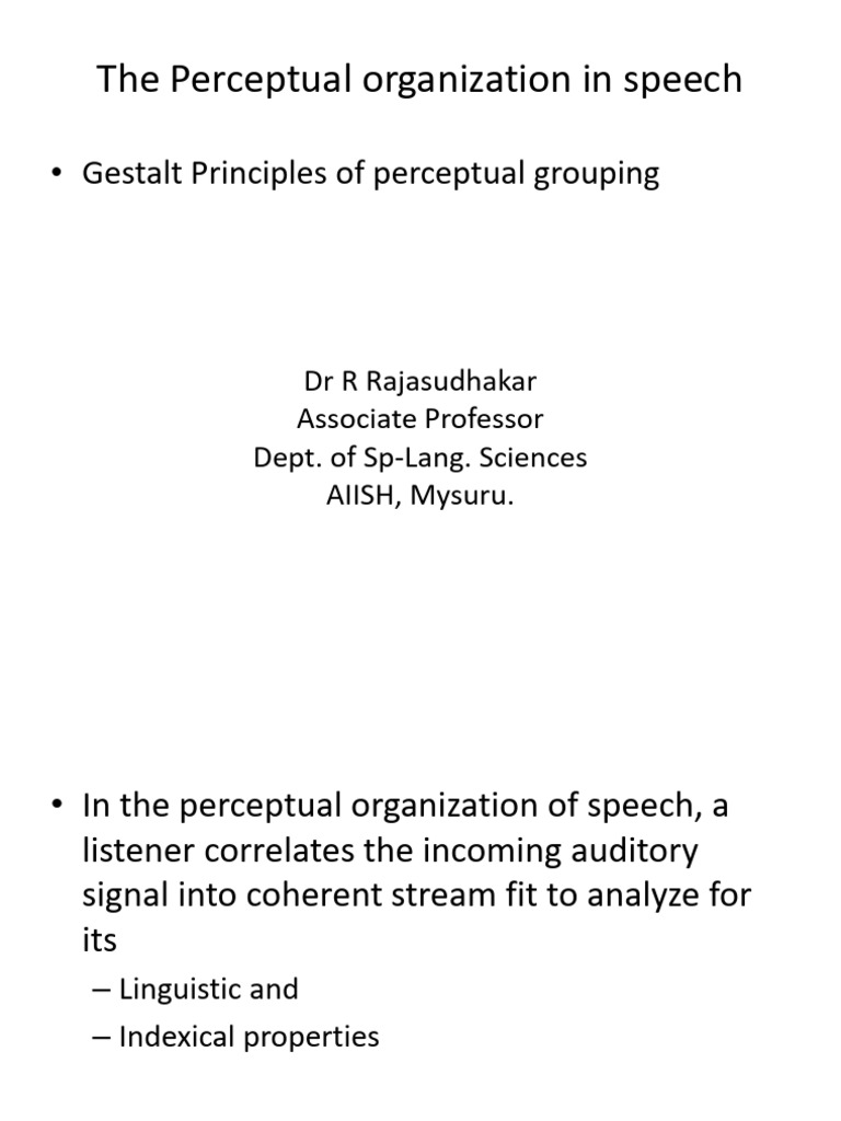 4gestalt Principles in Perceptual Organization of SP | PDF | Perception ...