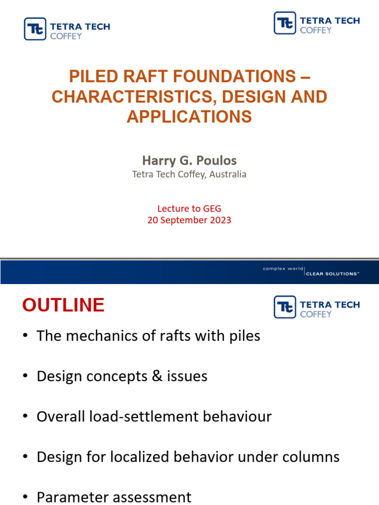 707300229 Piled Raft Foundations | PDF | Foundation (Engineering ...