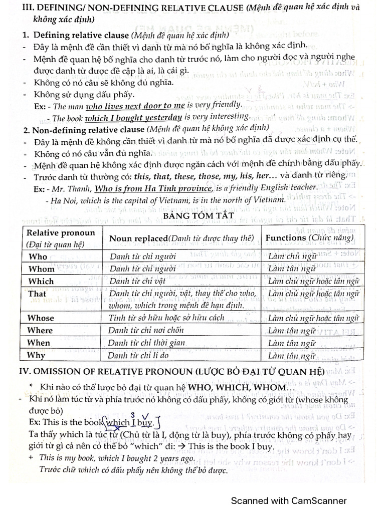 Reduced Relative Clause | PDF