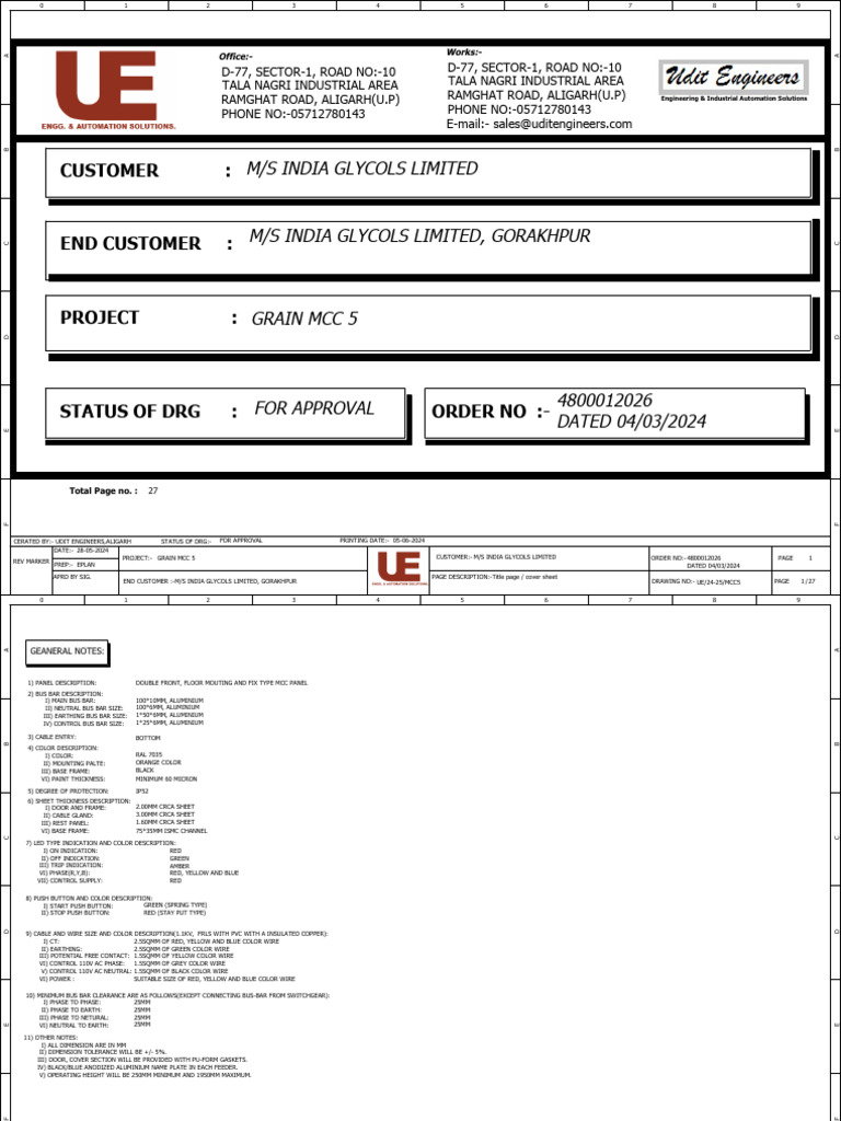MCC 5 | PDF | Wire | Electrical Engineering
